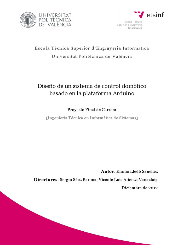 DOMOTICA CON Arduino PDF | PDF | Bluetooth | Arduino
