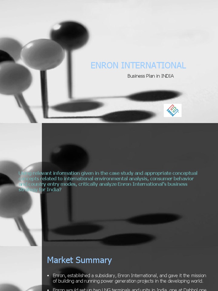 Enron International | PDF | Enron | Liquefied Natural Gas