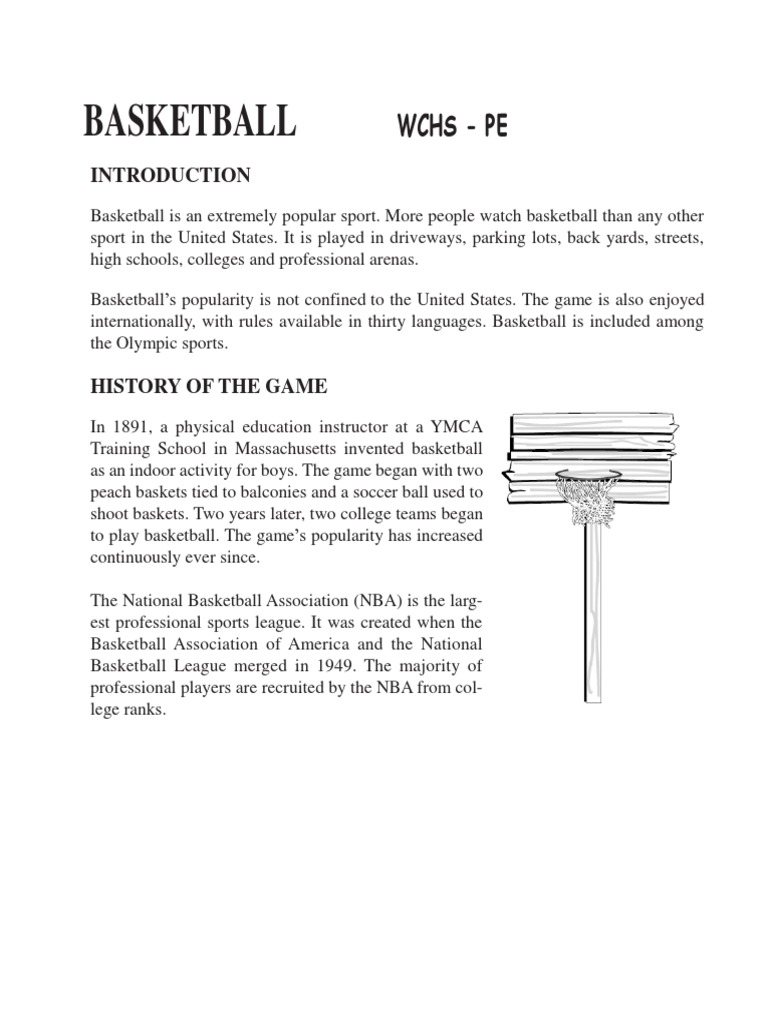 Basketball Packet | PDF | Basketball Positions | Competitive Games