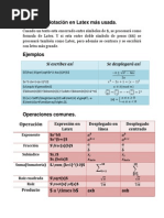 LaTeX Tablas de Símbolos | PDF