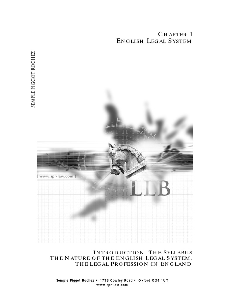 English Legal System | PDF | Barrister | Solicitor