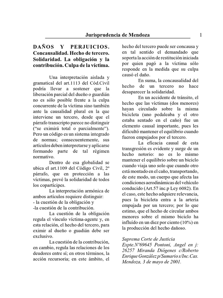 Daños y Perjuicios | Descargar gratis PDF | Caso de ley | Reaseguro