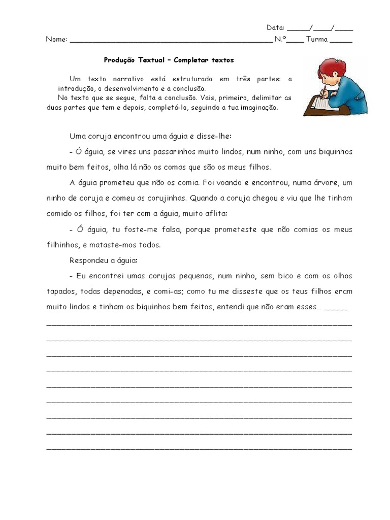 completar textos