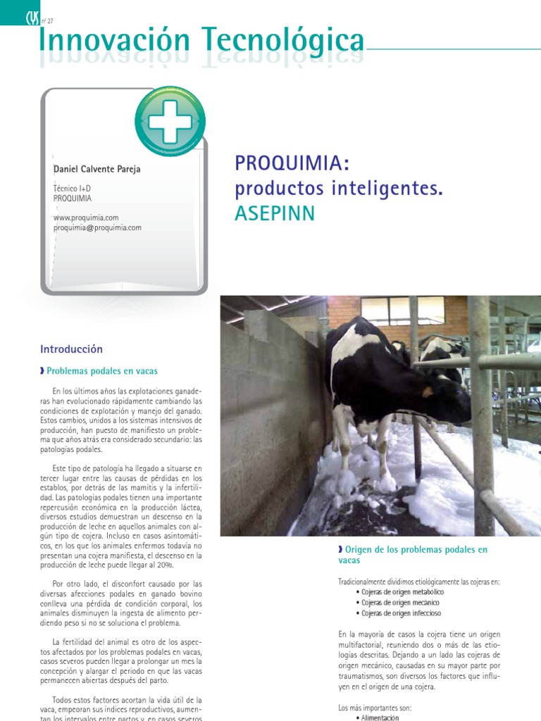 Cys - 27 - 24-28 PROQUIMIA Productos Inteligentes ASEPINN | PDF | Vacas ...