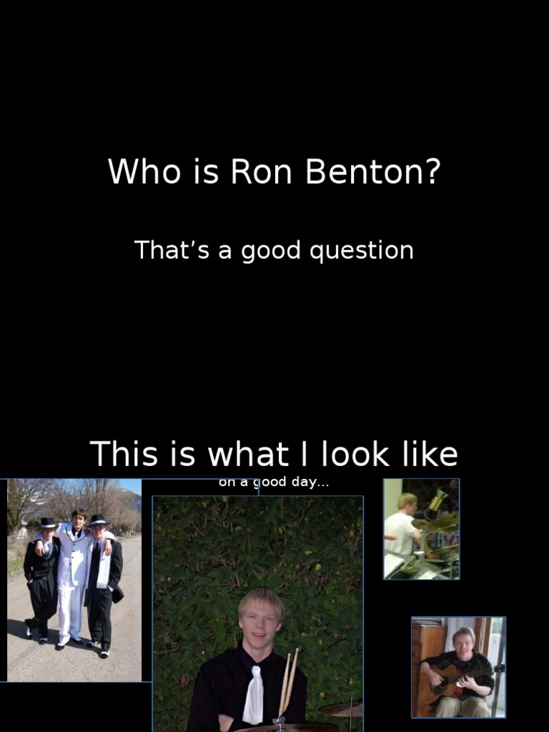 About Ron Benton: Teacher & Author | PDF | Sports & Recreation | Social ...