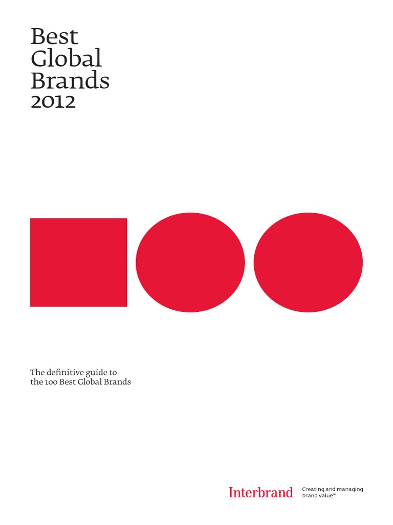 Best Global Brands 2012 - Interbrands | PDF | Corporate Social Responsibility | Brand