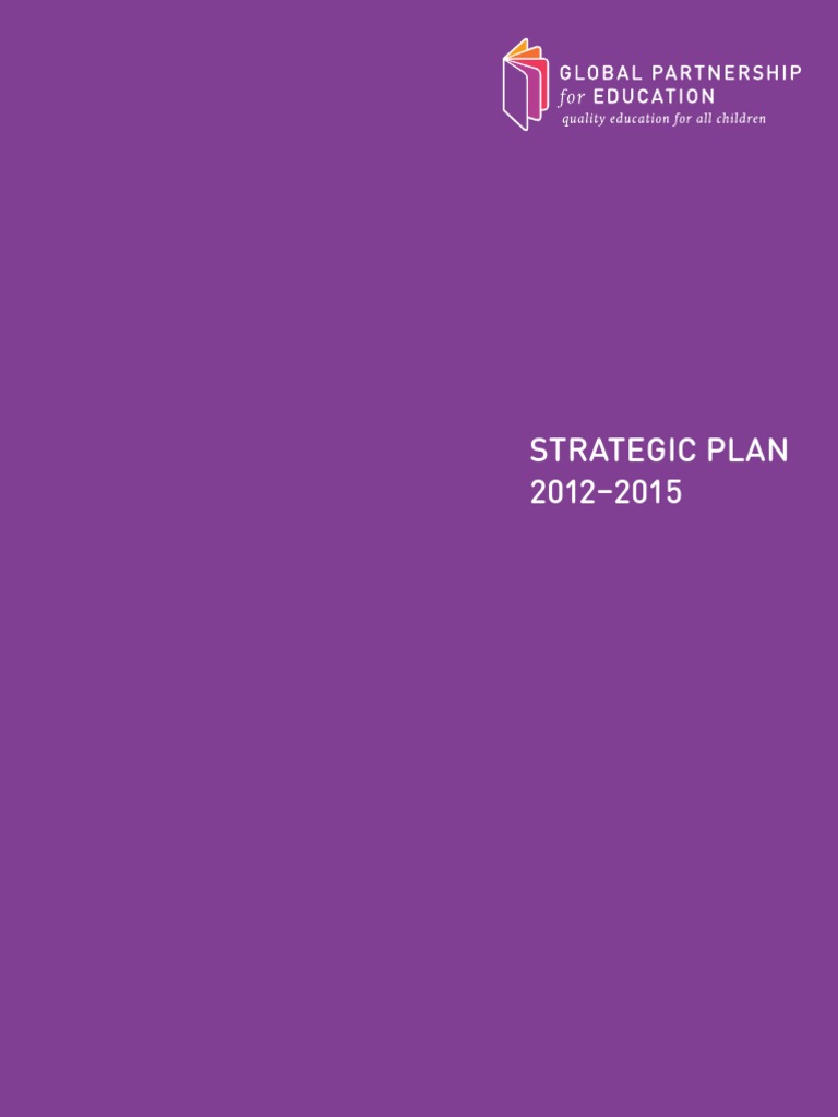 GPE Sstatrtegic Planningtategic Plan 2012-2015 English | PDF ...