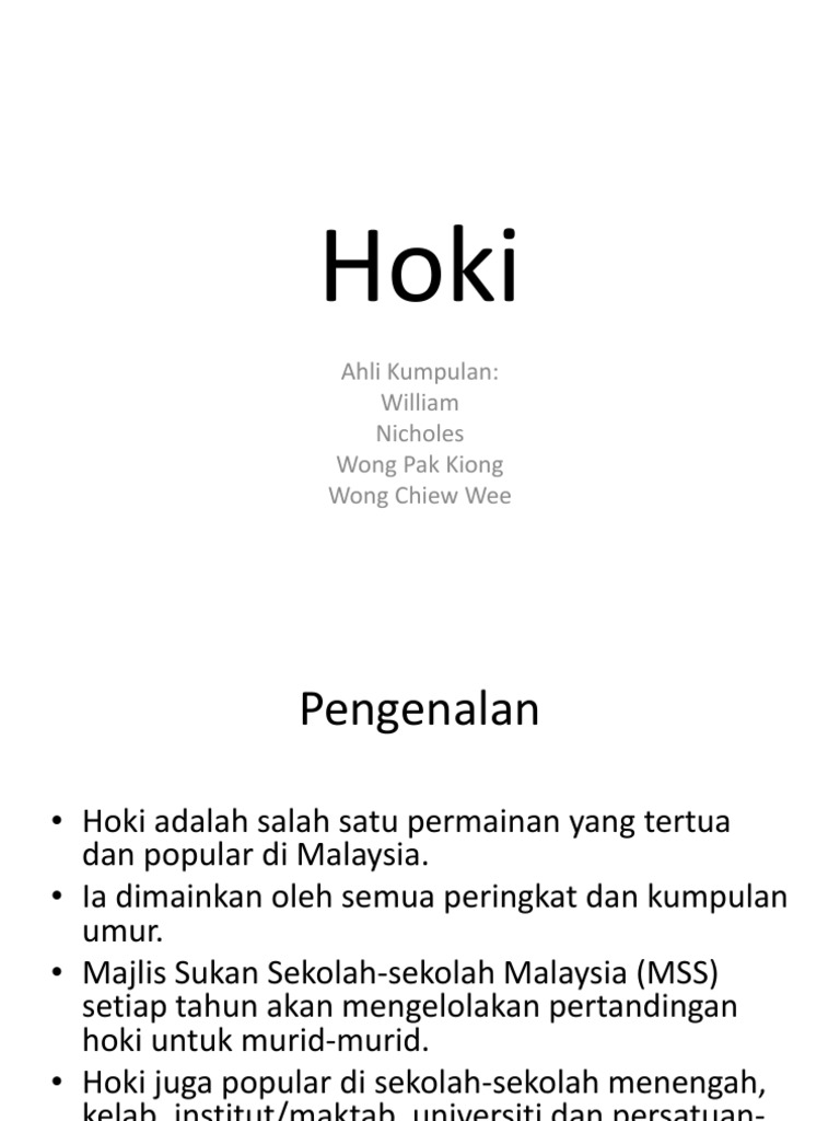 Hoki | PDF