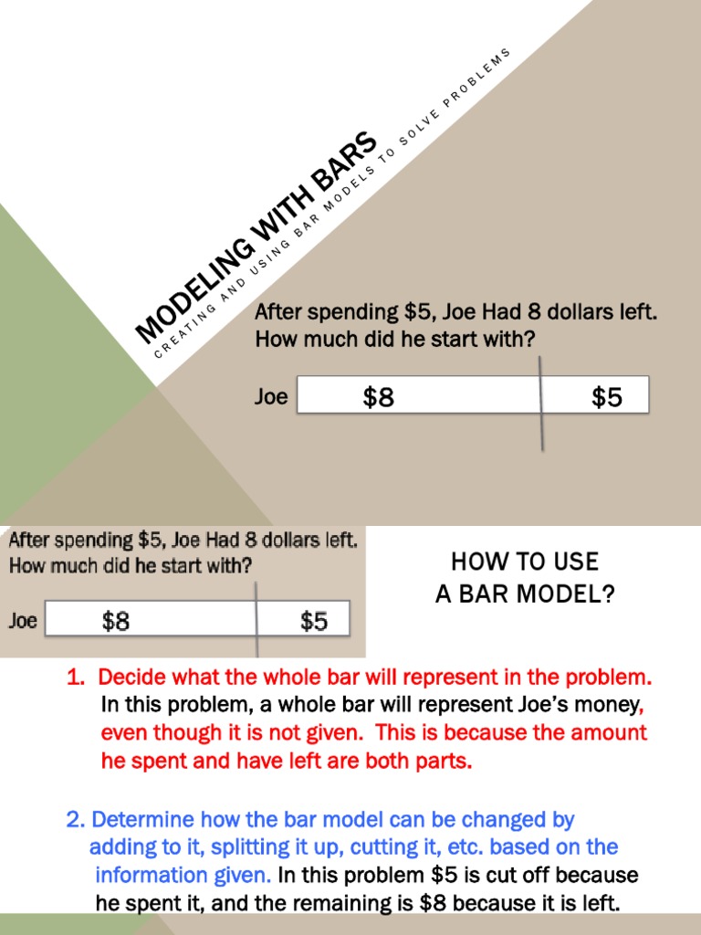 Using Bar Models | PDF