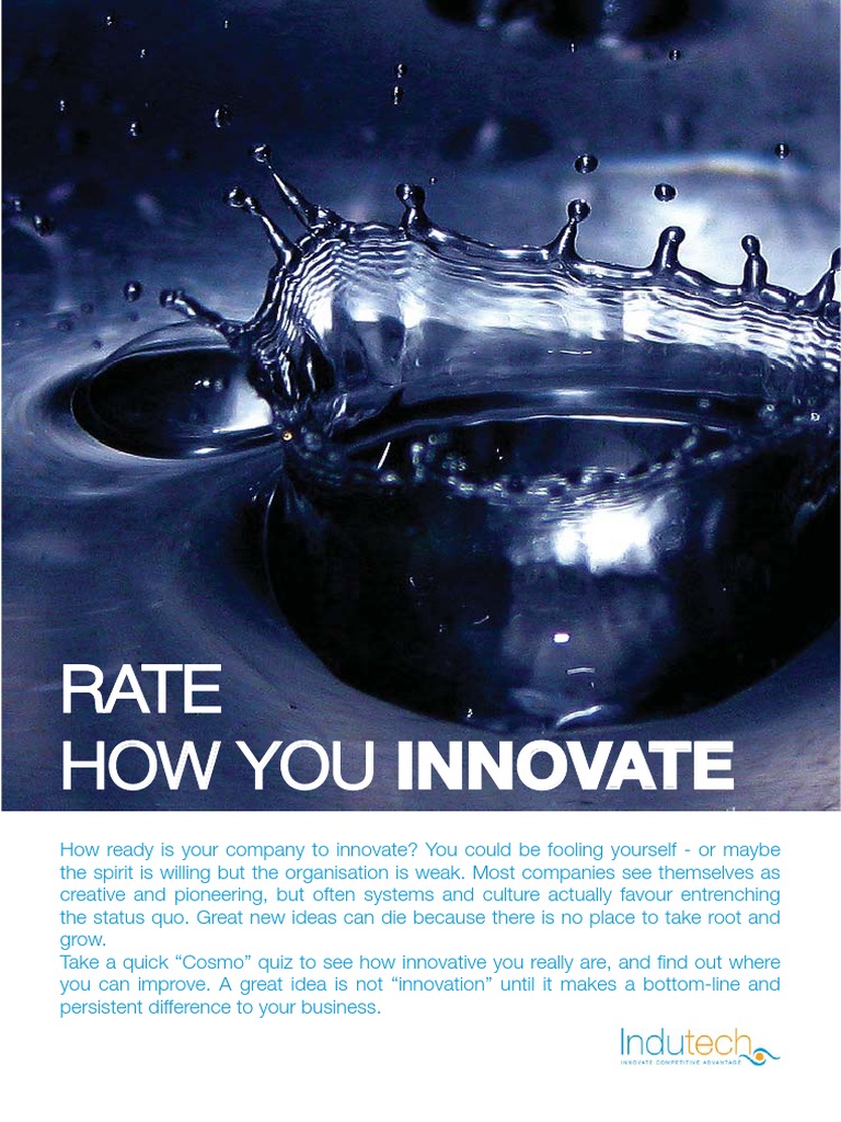 Innovation Questionnaire | PDF | Innovation | Business