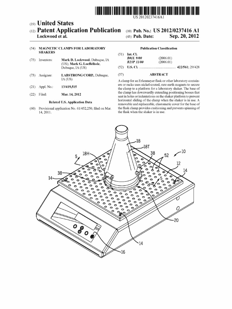 Magnetic Clamps for Laboratory Shakers: An Innovative Clamping System ...
