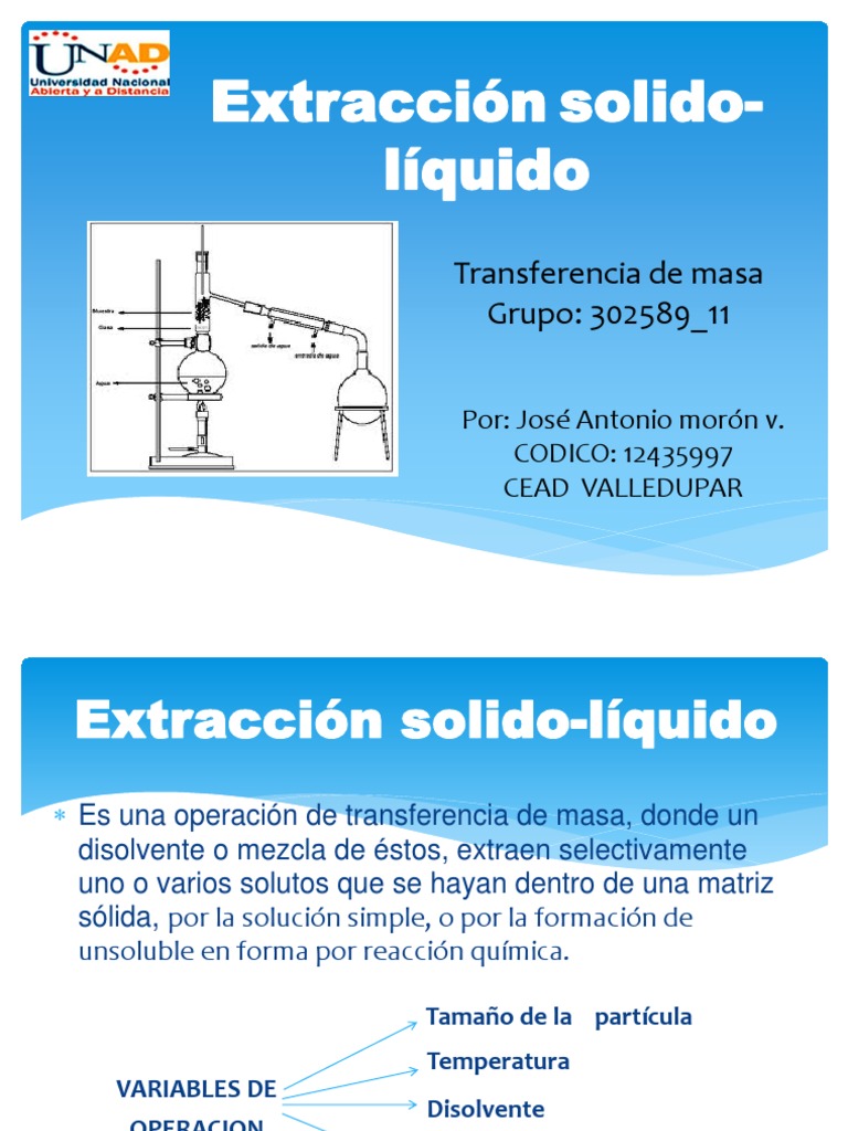 Extracción Sólido-Líquido y Soxhlet | PDF | Solvente | Solubilidad