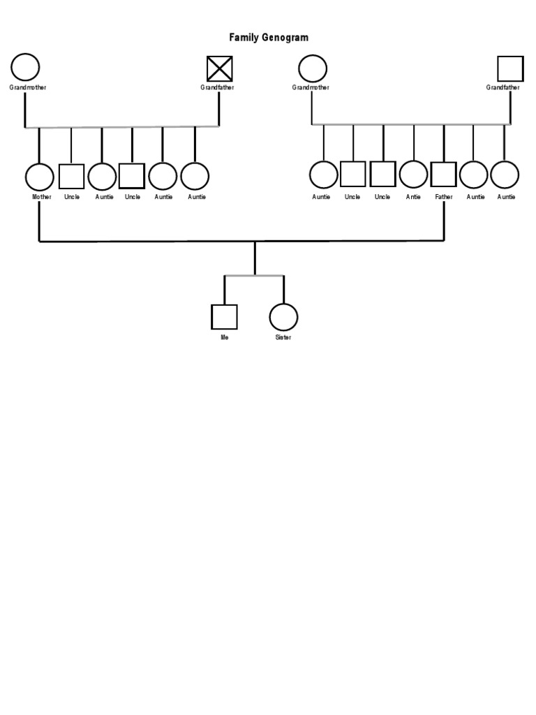 Genogram Keluarga | PDF