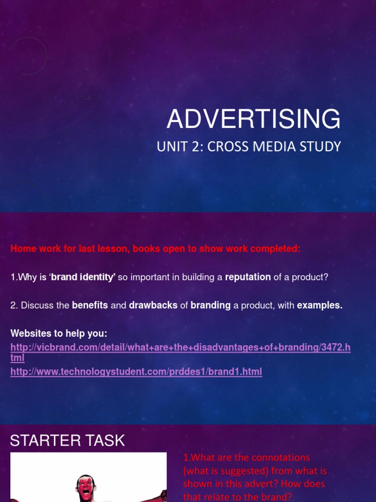 2nd Lesson Advert Analysis | PDF | Advertising | Brand