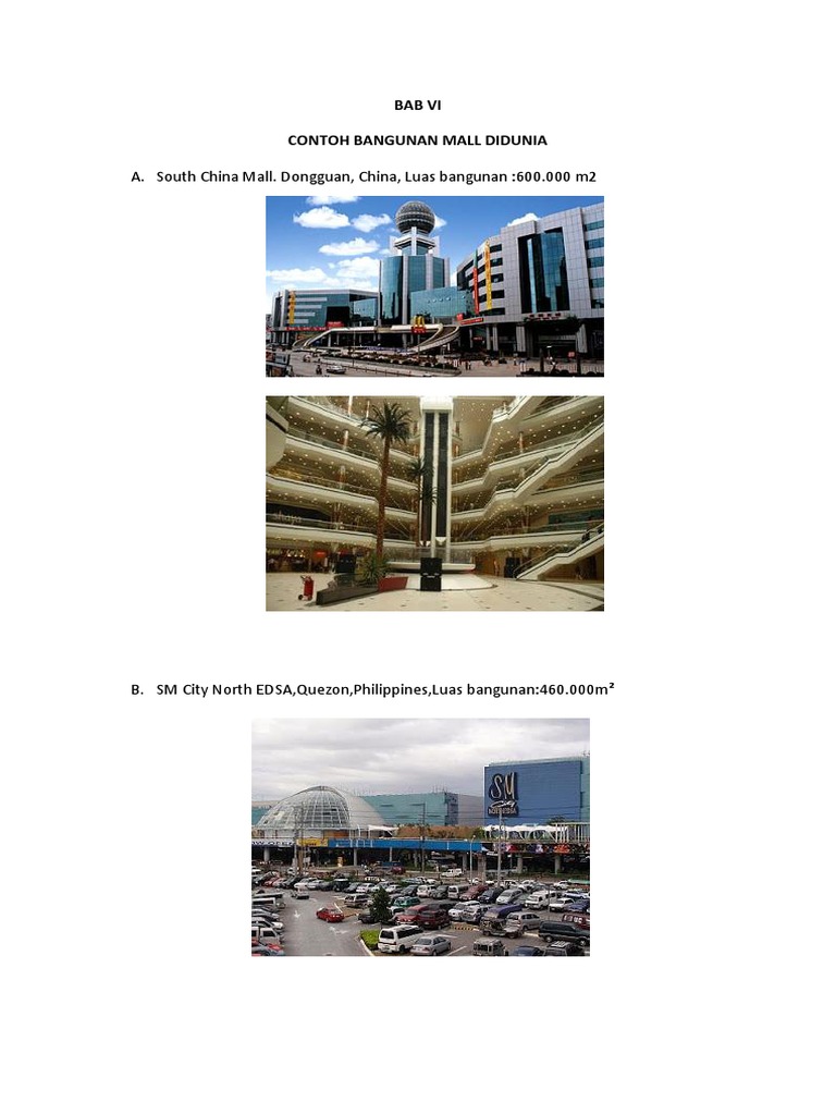 Contoh Bangunan Mall Didunia | PDF | Bisnis