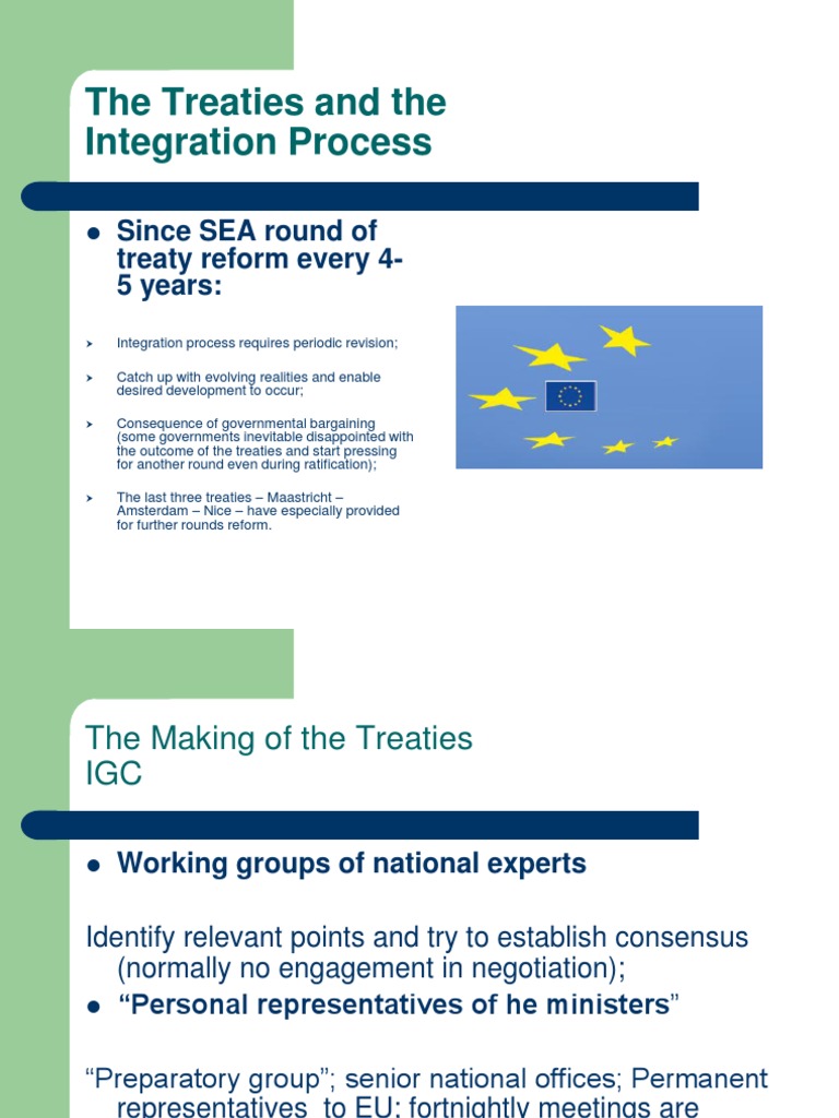 Treaties and Integr. Process Institutions | PDF | European Commission ...