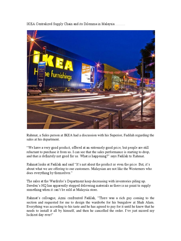 IKEA Case Study | PDF | Distribution (Business) | Economies