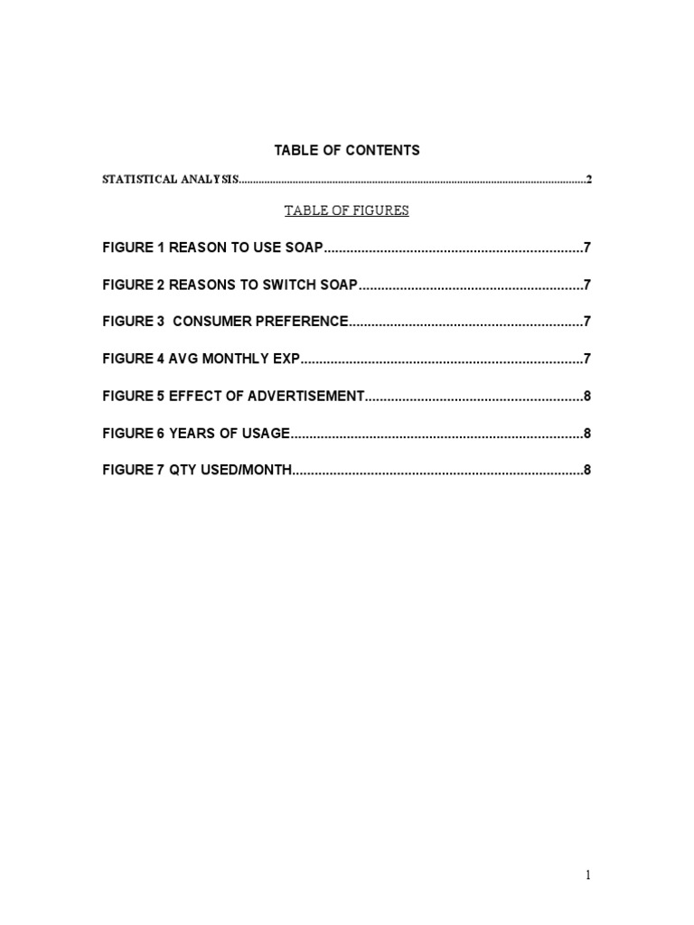 Soap Usage and Consumer Preferences Analysis | PDF | Personal Hygiene ...