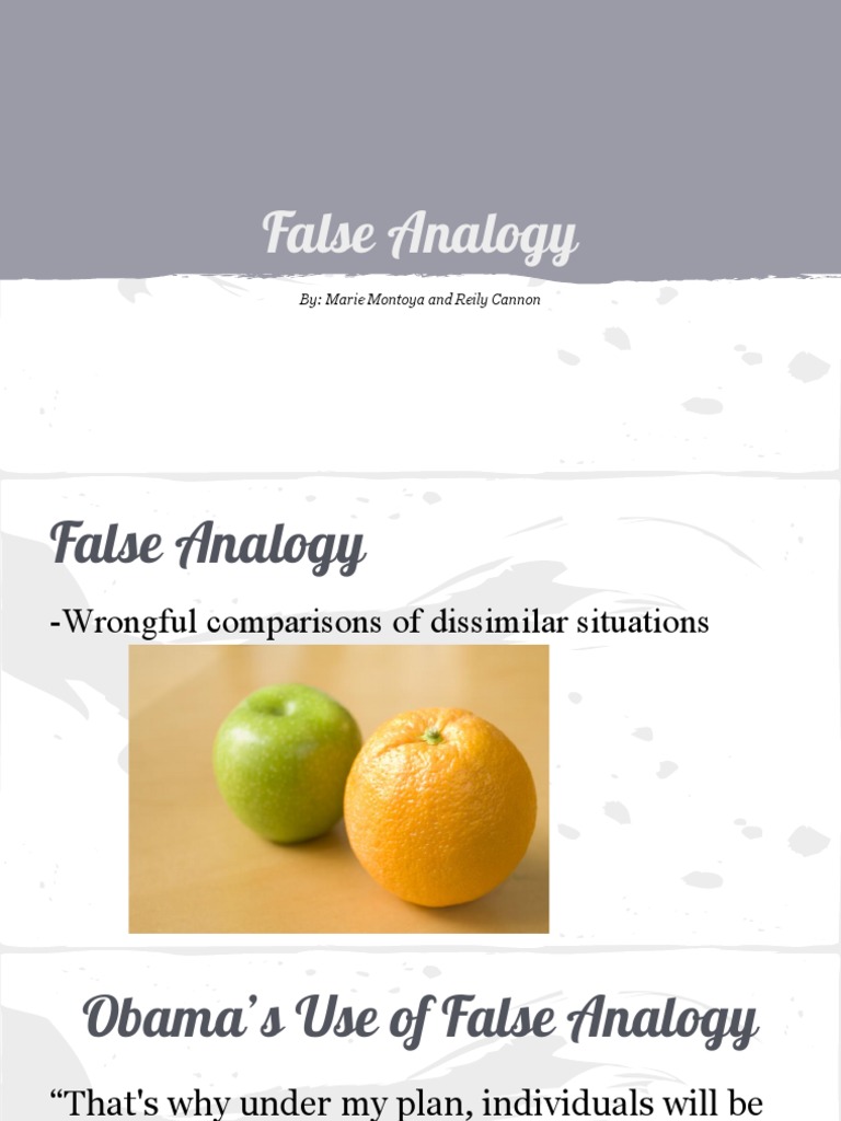 False Analogy | Analogy | Fallacy | Free 30-day Trial | Scribd