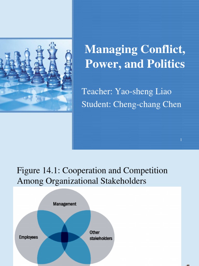 Managing Conflict, Power and Politics | PDF | Career & Growth