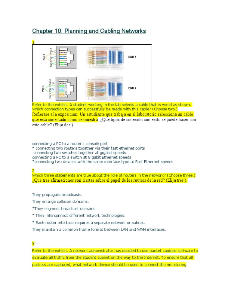 Planning and Cabling Networks: Analyzing Network Documentation and ...