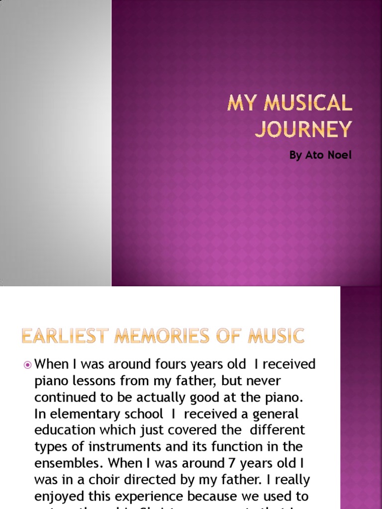 Journey to Musical Growth | PDF | Behavior Modification | Cognition