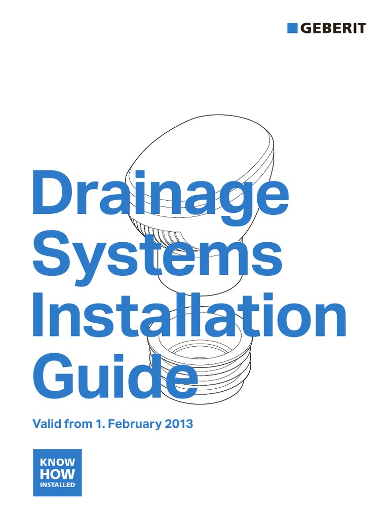 Drainage Installation Guide | PDF | Pipe (Fluid Conveyance) | Recycling