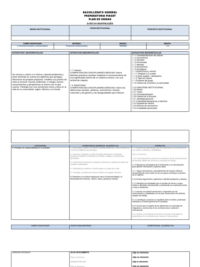 Formato de Planeacion - Prepa | PDF | Aprendizaje | Sociedad