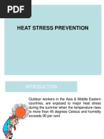 Heat Stress | PDF | Hyperthermia | Perspiration