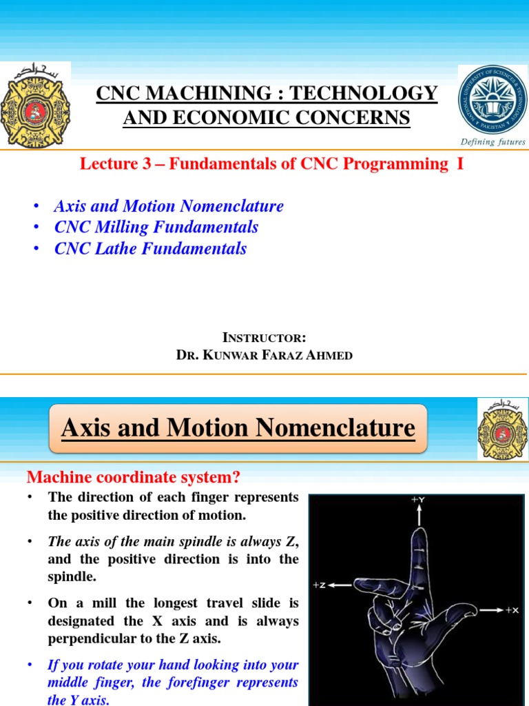 3 Fundamentals Of Cnc Programming I Cnc Course Cd Pdf Cartesian Coordinate System