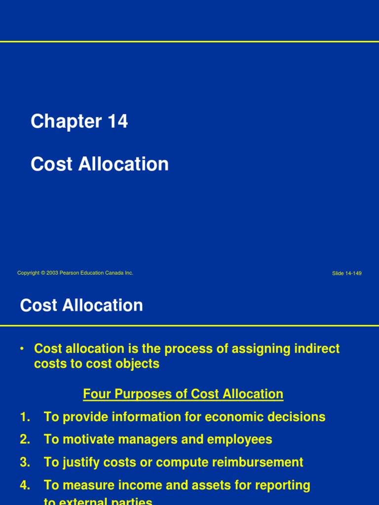 Cost Allocation - PPT Qweqwe | PDF | Cost | Economics