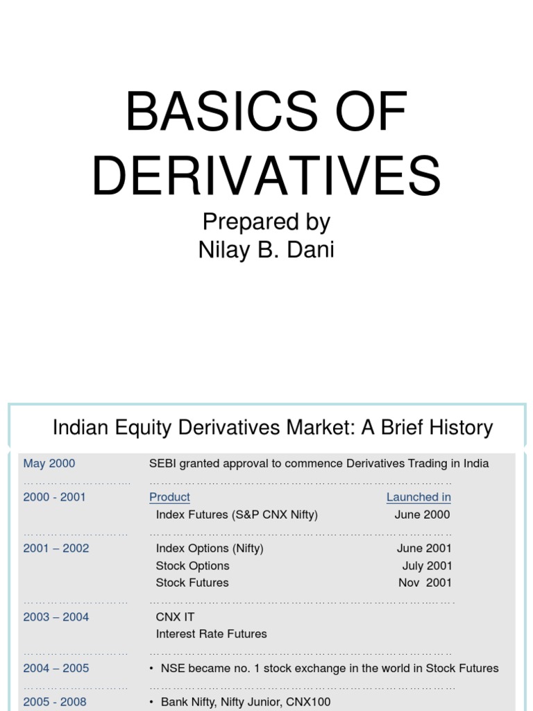Equity Derivatives Basics | PDF | Greeks (Finance) | Option (Finance)