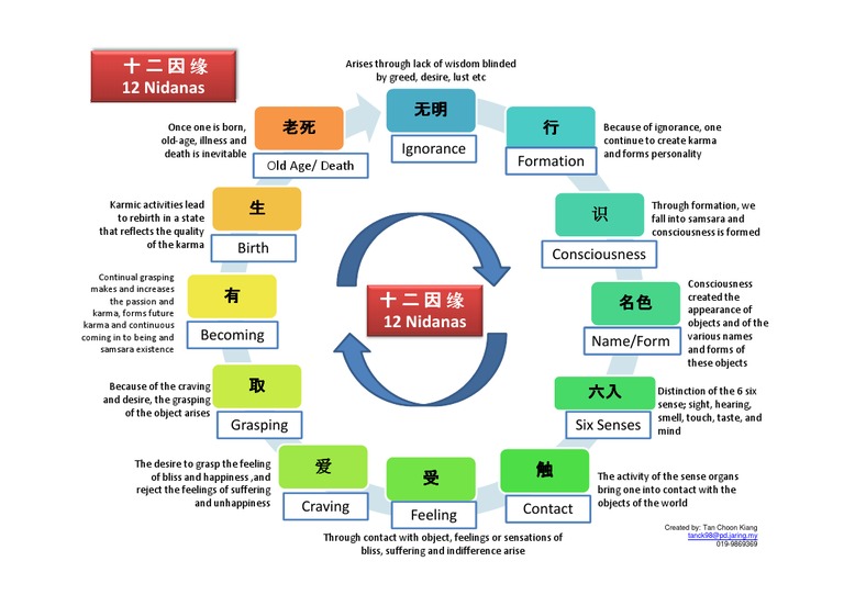 12 Nidanas - Shi Er Yin Yuan | PDF | Karma | Buddhist Philosophical ...