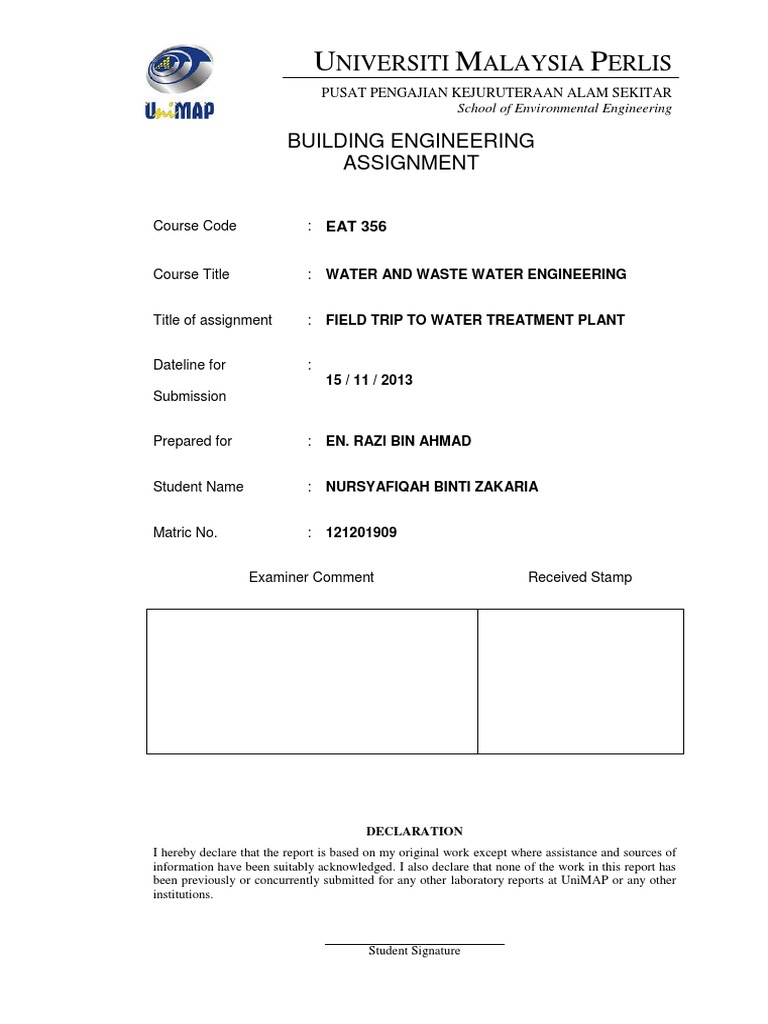 Muka Depan Report | PDF