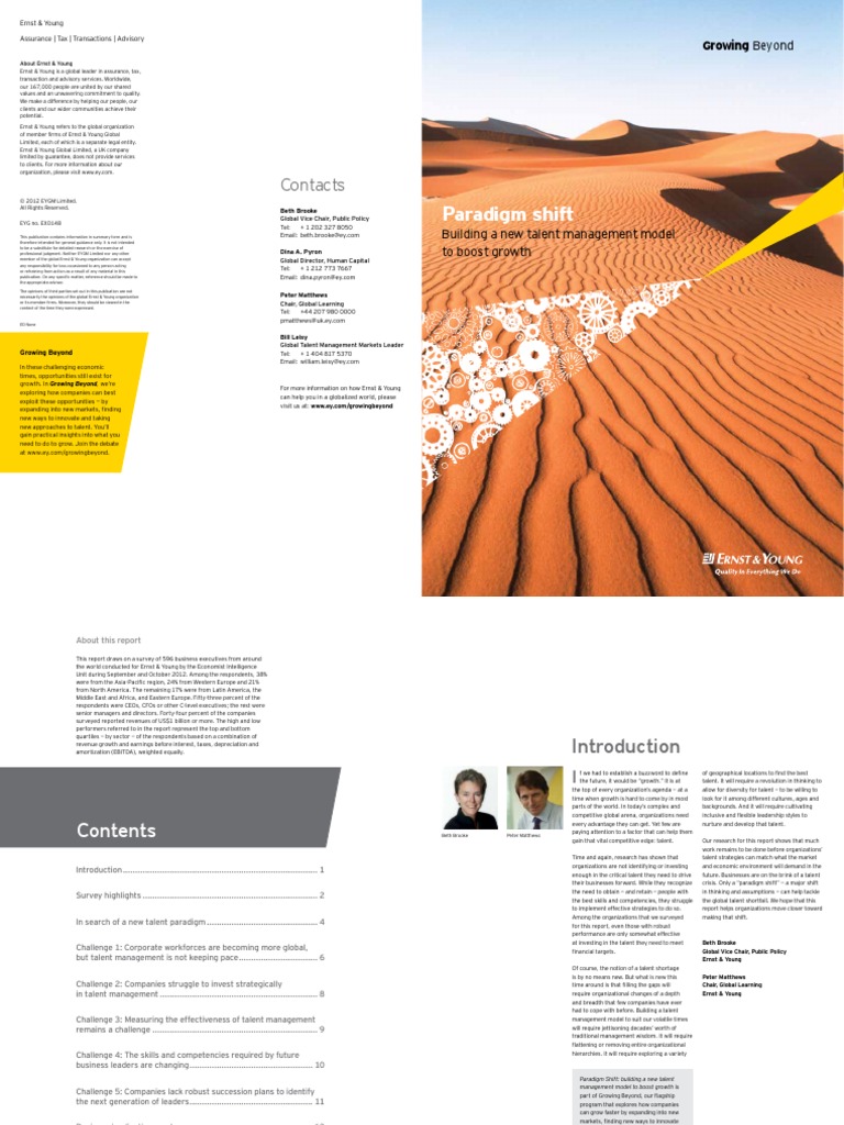 Talent - Building A New Talent Management Model | PDF | Succession ...