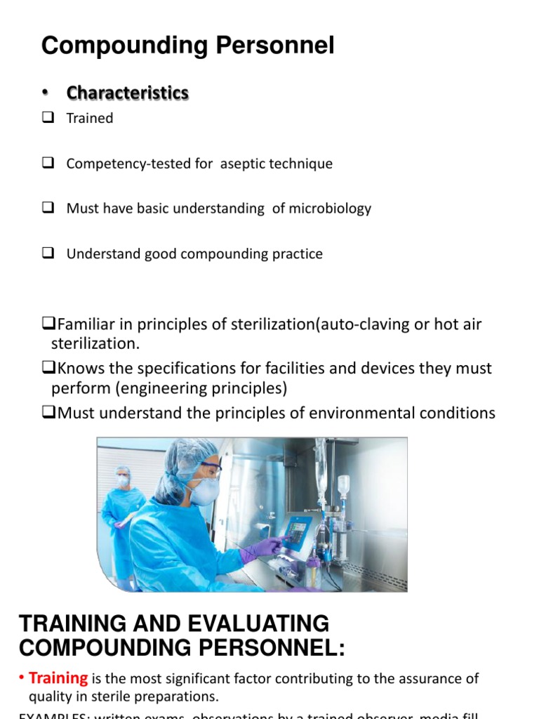 Compounding Personnel | PDF | Sterilization (Microbiology) | Hygiene