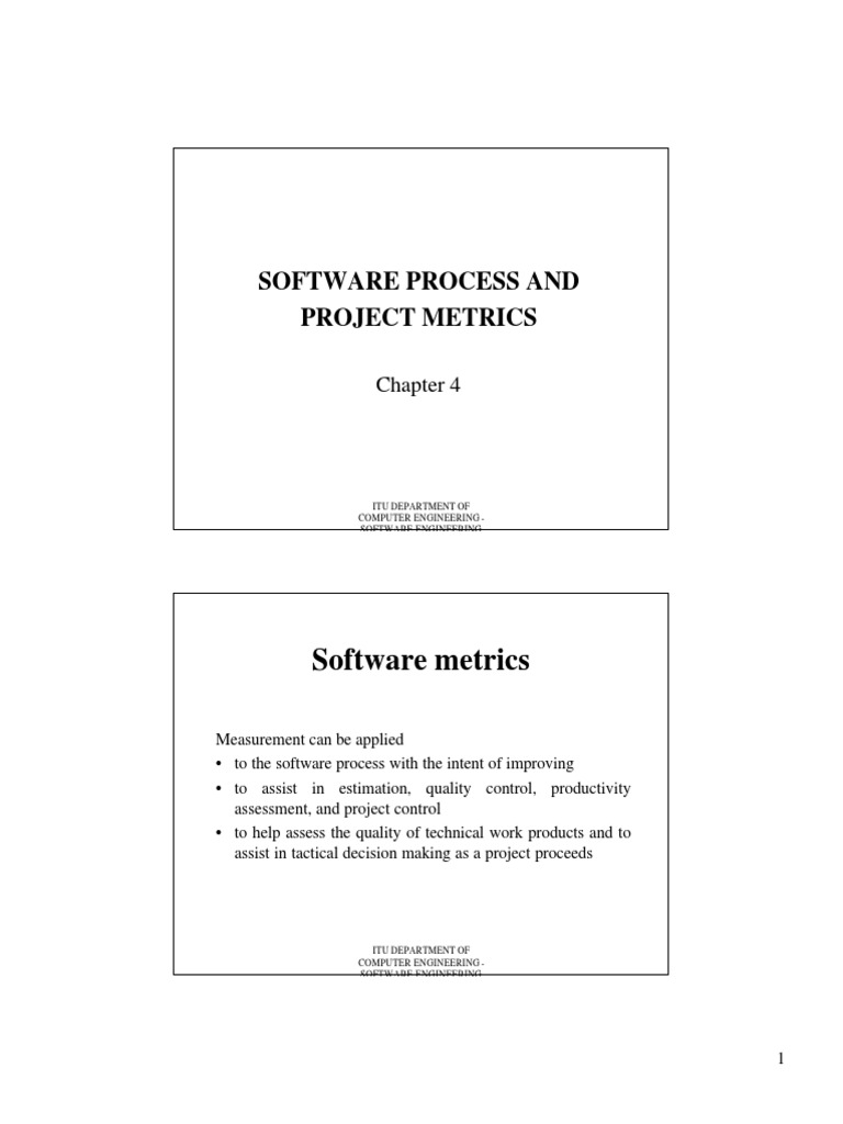 Software Process and Project Metrics | PDF | Software Quality | Software