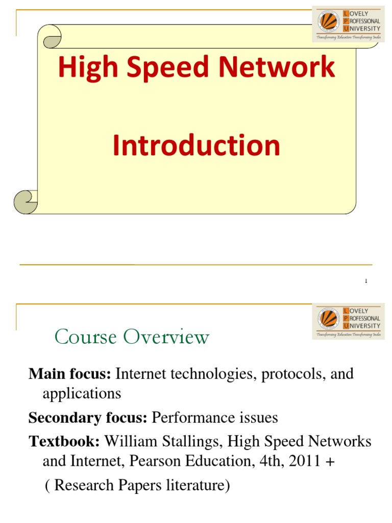 High Speed Network | Download Free PDF | Internet Protocols | Large ...