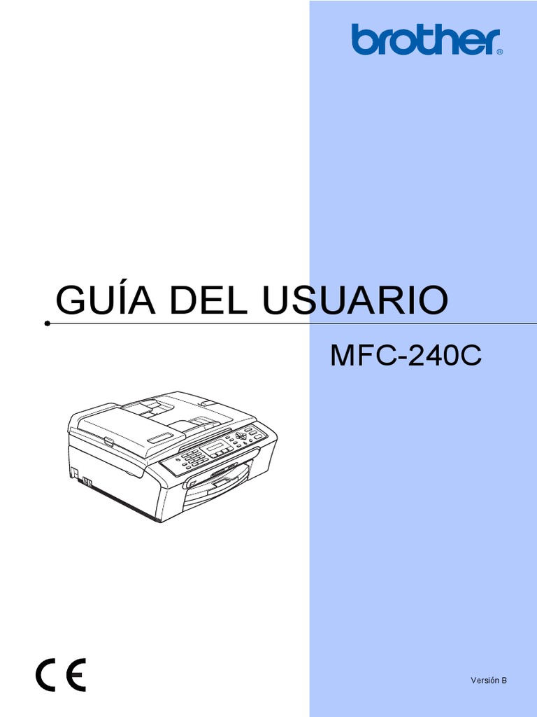 Brother MFC-240C - Manual PDF | PDF | Fax | Impresora (Computación)
