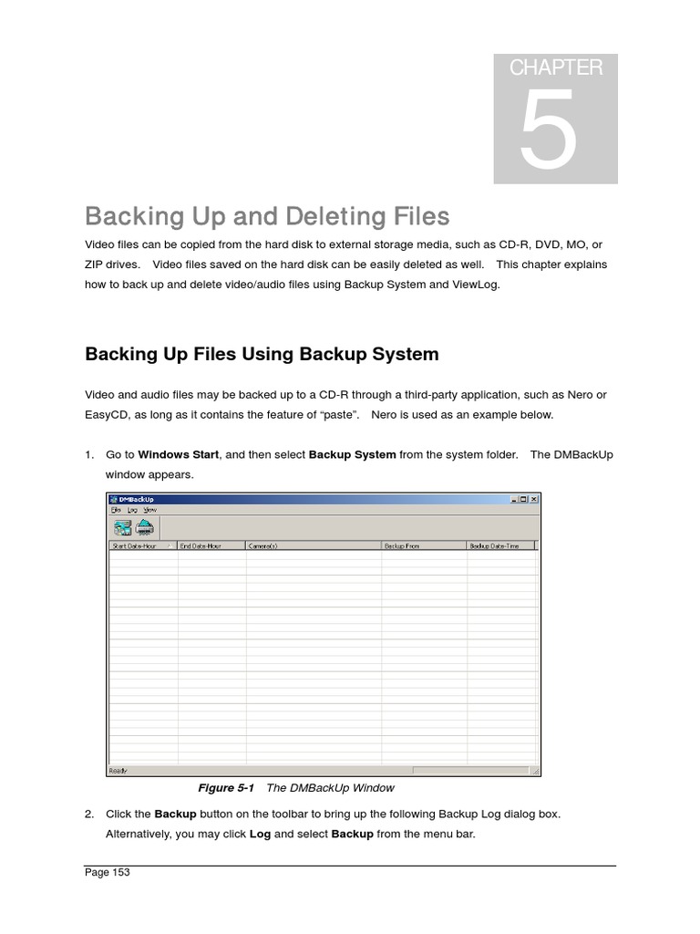 Chap 5 Pdf Pdf Backup Computer File