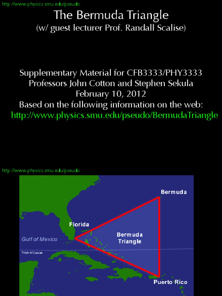 Bermuda Triangle | PDF | Oceanography | Meteorology