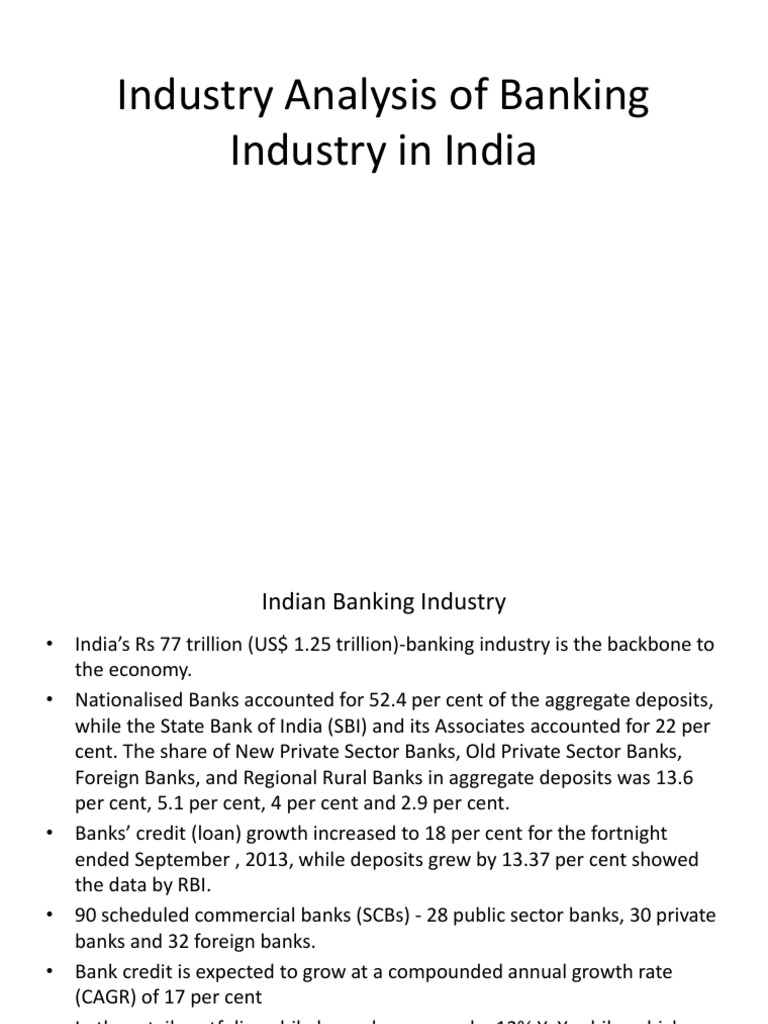 Banking Industry | PDF | Banks | Banking