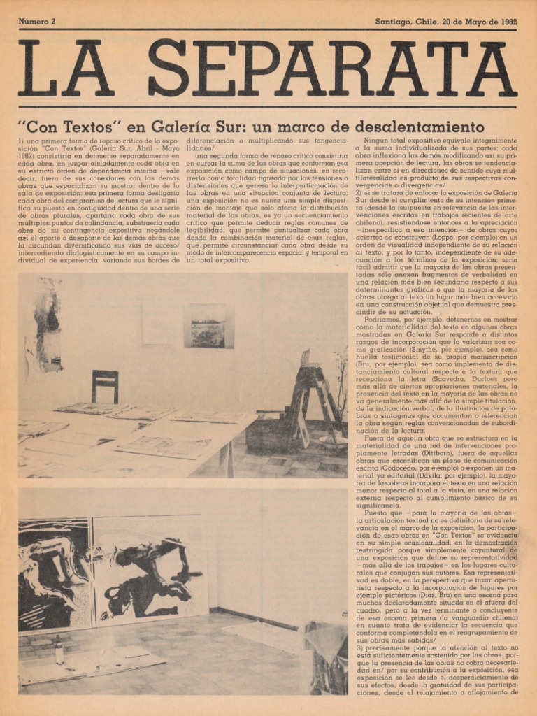 La Separata, N°2 | PDF | Libros | Epistemología