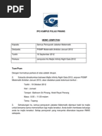 Contoh Tentatif Program | PDF