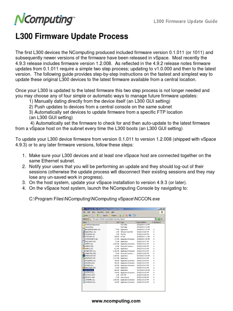 Update L300 Firmware in 2 Steps | PDF | Computer Engineering | Computing