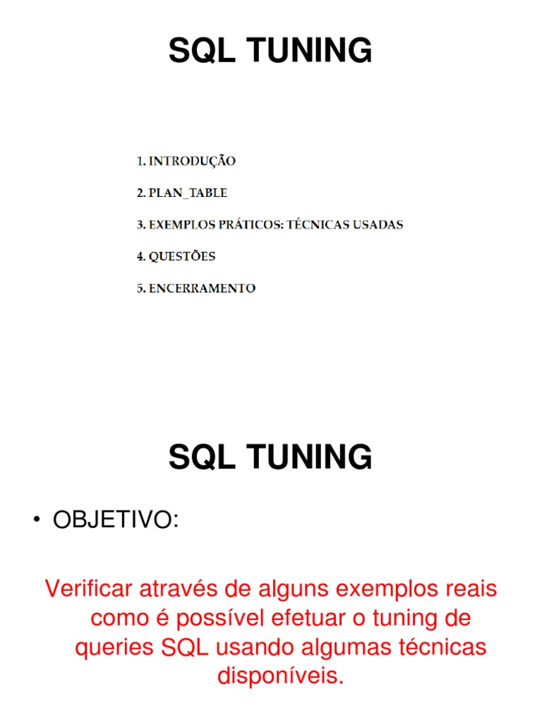 SQL Tuning | PDF