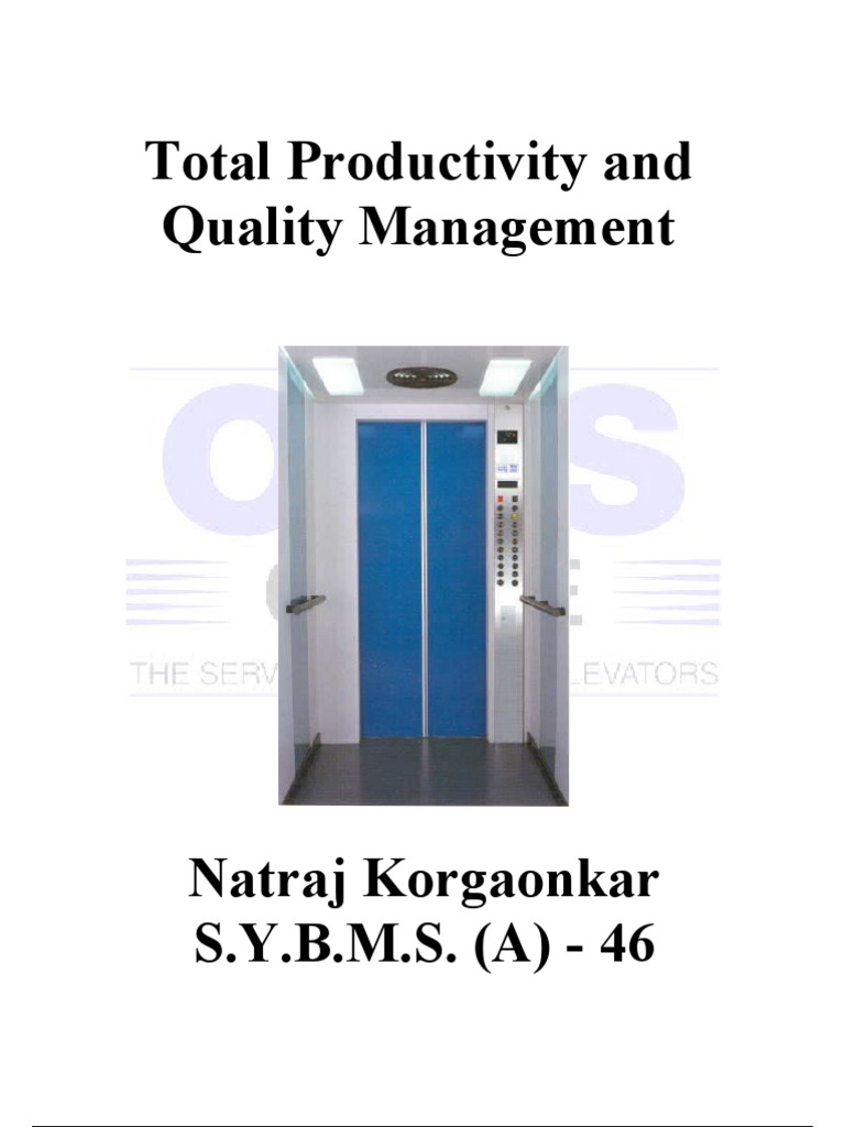 Total Productivity and Quality Management | PDF | Histogram | Scatter Plot