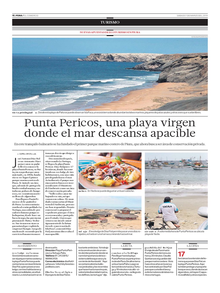 Punta Pericos PDF | PDF | Conservación | Science