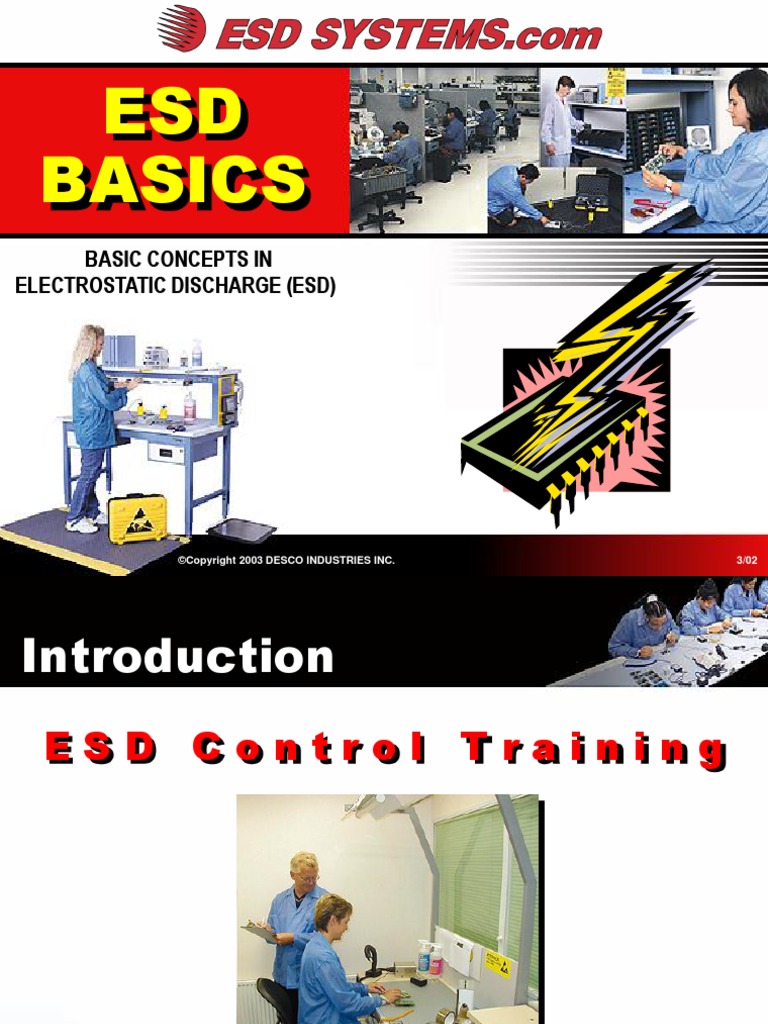 Esd Basics | Physics | Electrostatic Discharge