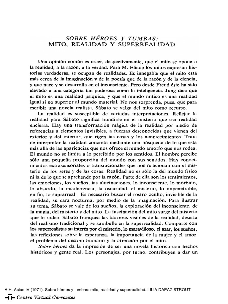 Mito Realidad Heroes | PDF